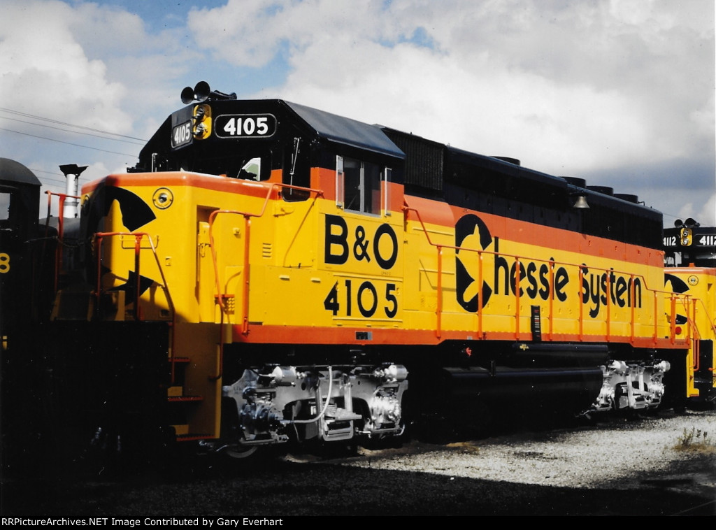 B&O GP40-2 #4105 - Baltimore & Ohio RR